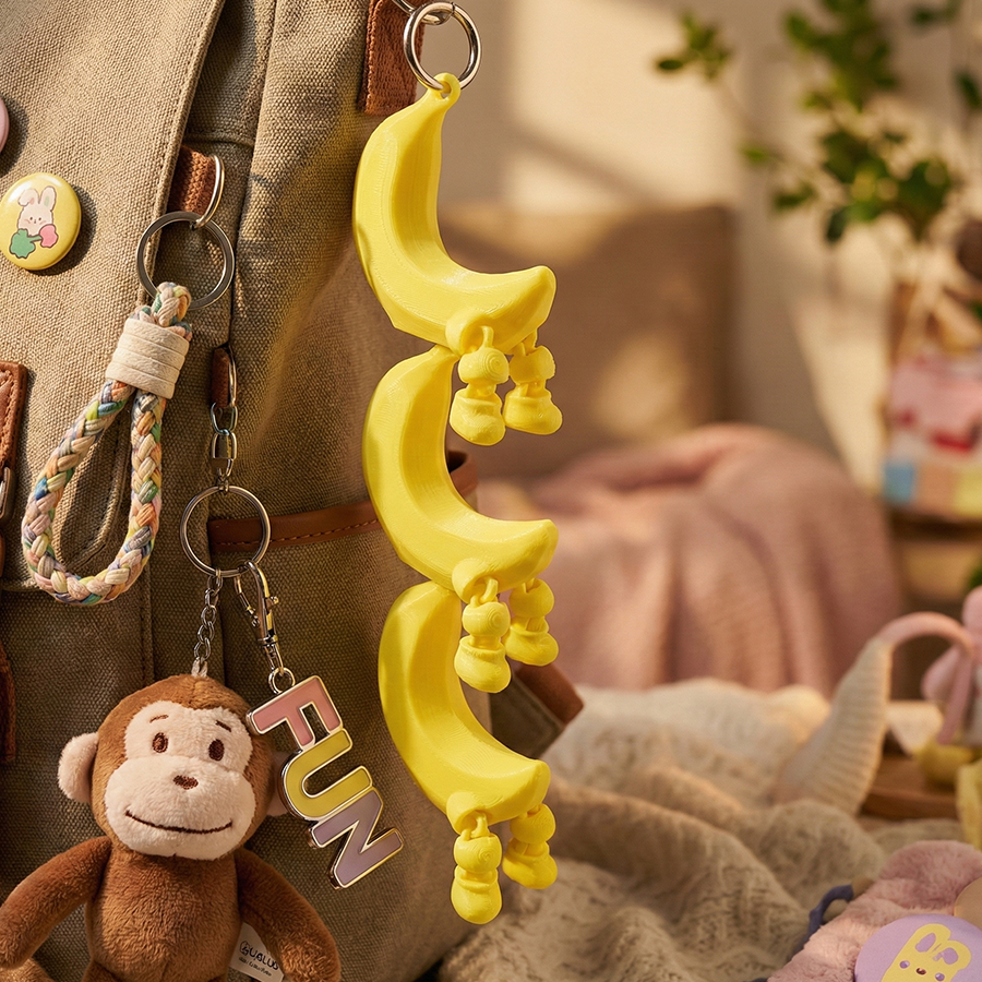 Banana Keychain – Big Plate Chicken